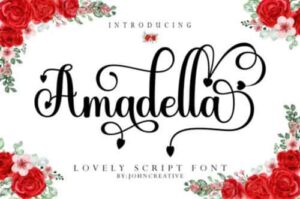 Free Cursive Heart Fonts To Personalize Your Sublimation Designs