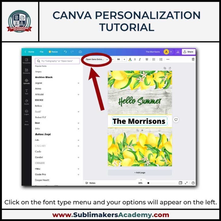How To Use Canva To Personalize A Sublimation Garden Flag