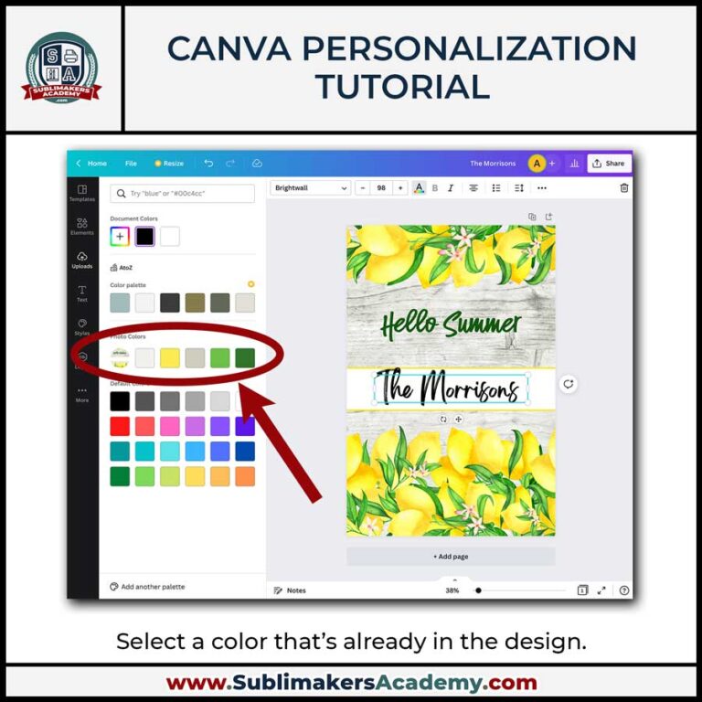How To Use Canva To Personalize A Sublimation Garden Flag
