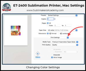 Converted Epson Ecotank ET-2400 Sublimation Printer Review