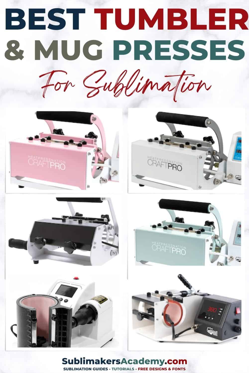 Sublimation Mug and Tumbler Press Buyers Guide of 2023