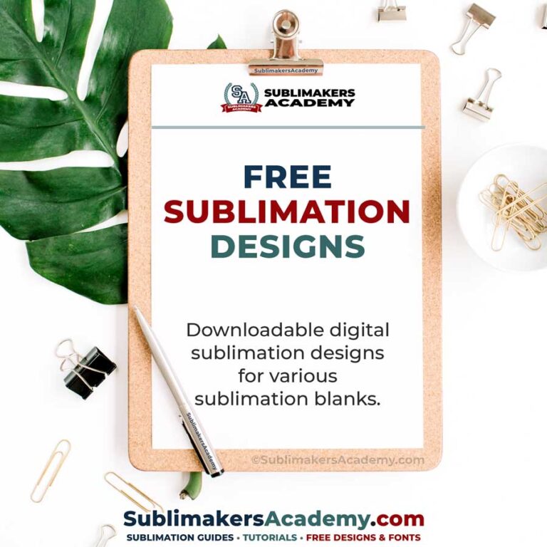 Free Sublimation Designs | Sublimakers Academy